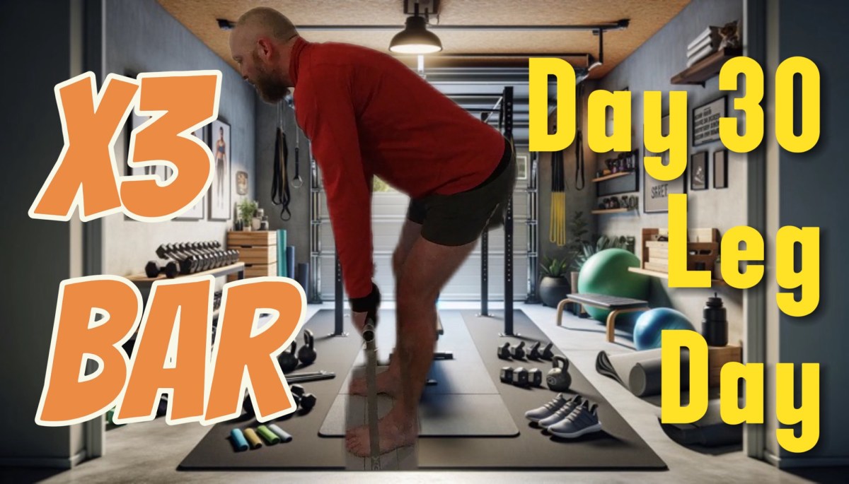 Day 30: My X3 Workout: Leg Day: building muscle as a hybrid athlete in ...
